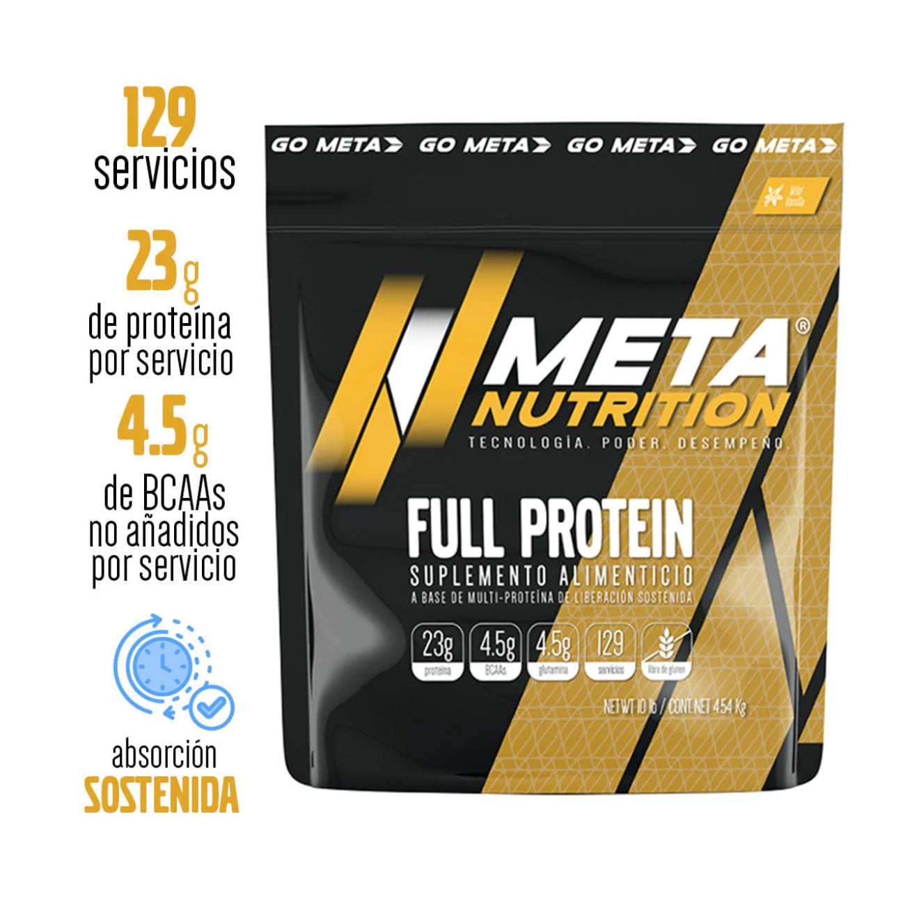 META NUTRITION FULL PROTEIN 10 LIBRAS – SUPLEMENTOS FITNESS 2023